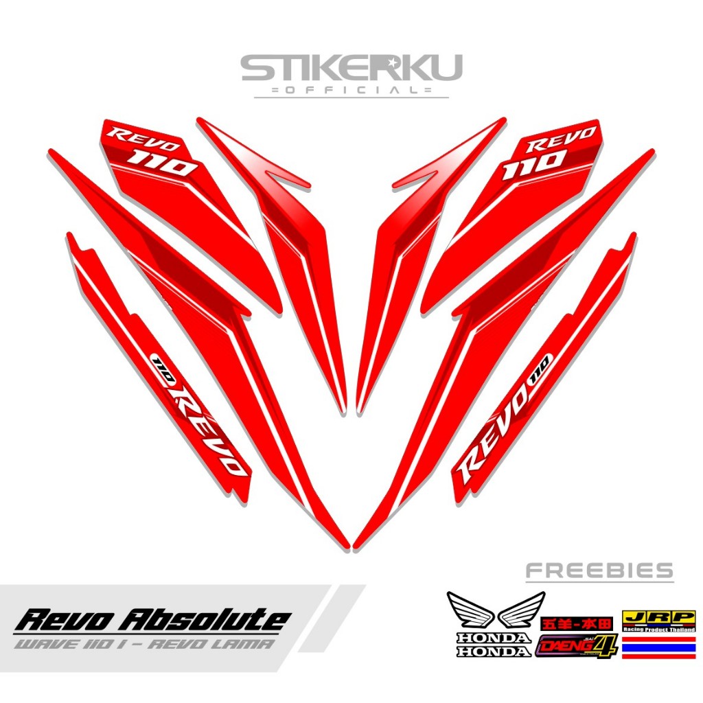 Striping ABSOLUTE REVO 110 CW MOTIF 40/STICKER ABSOLUTE REVO 110 ...