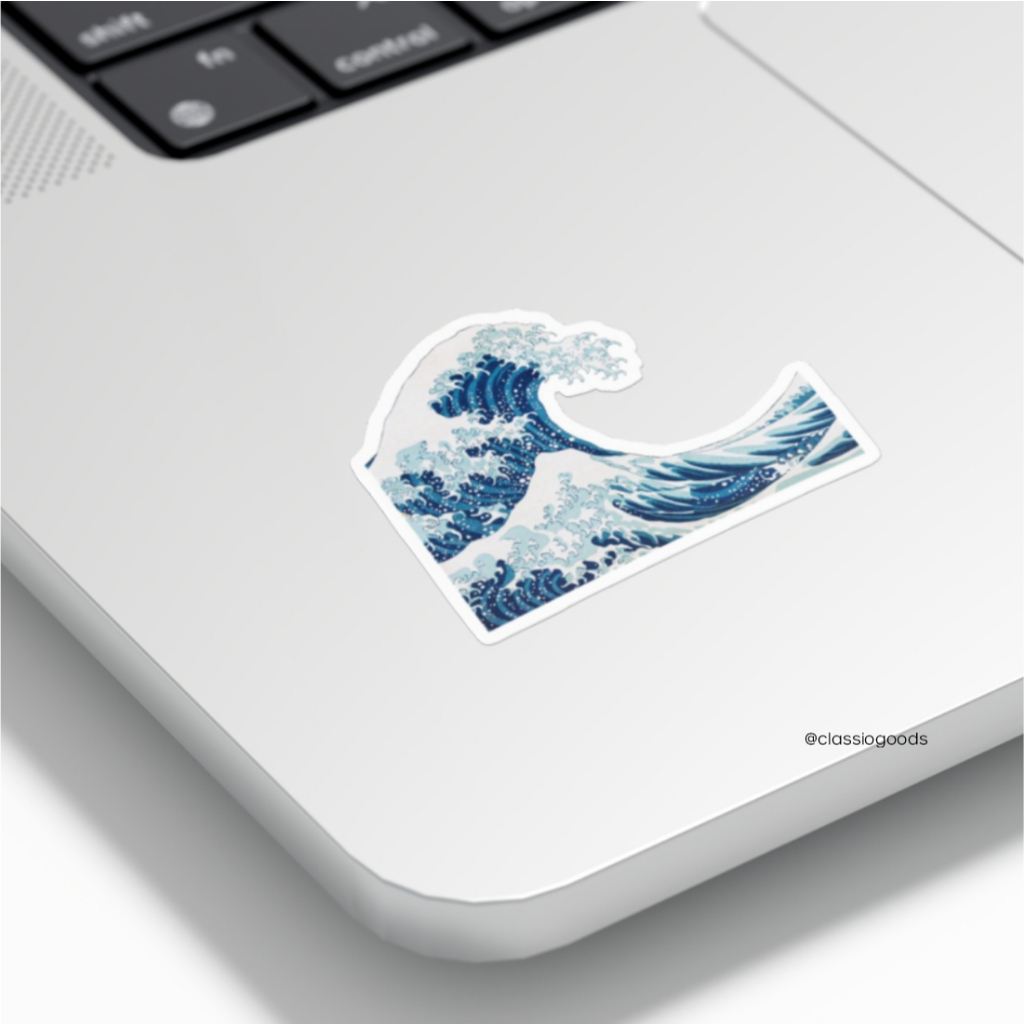 Sticker Paste "The Great Wave Of Kanagawa" | Shopee Malaysia
