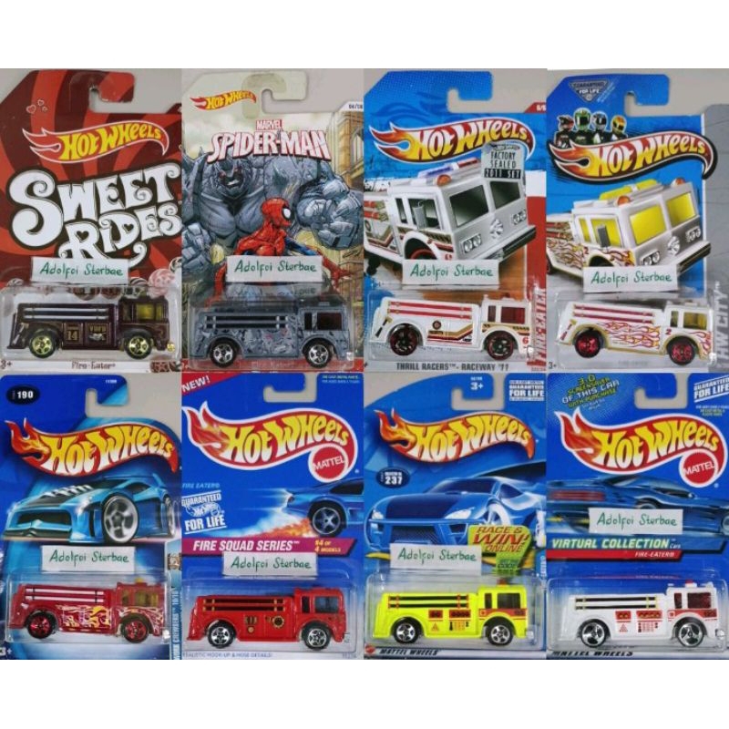 Hotwheels hot wheels fire eater sweet rides hw city engine fire truck ...