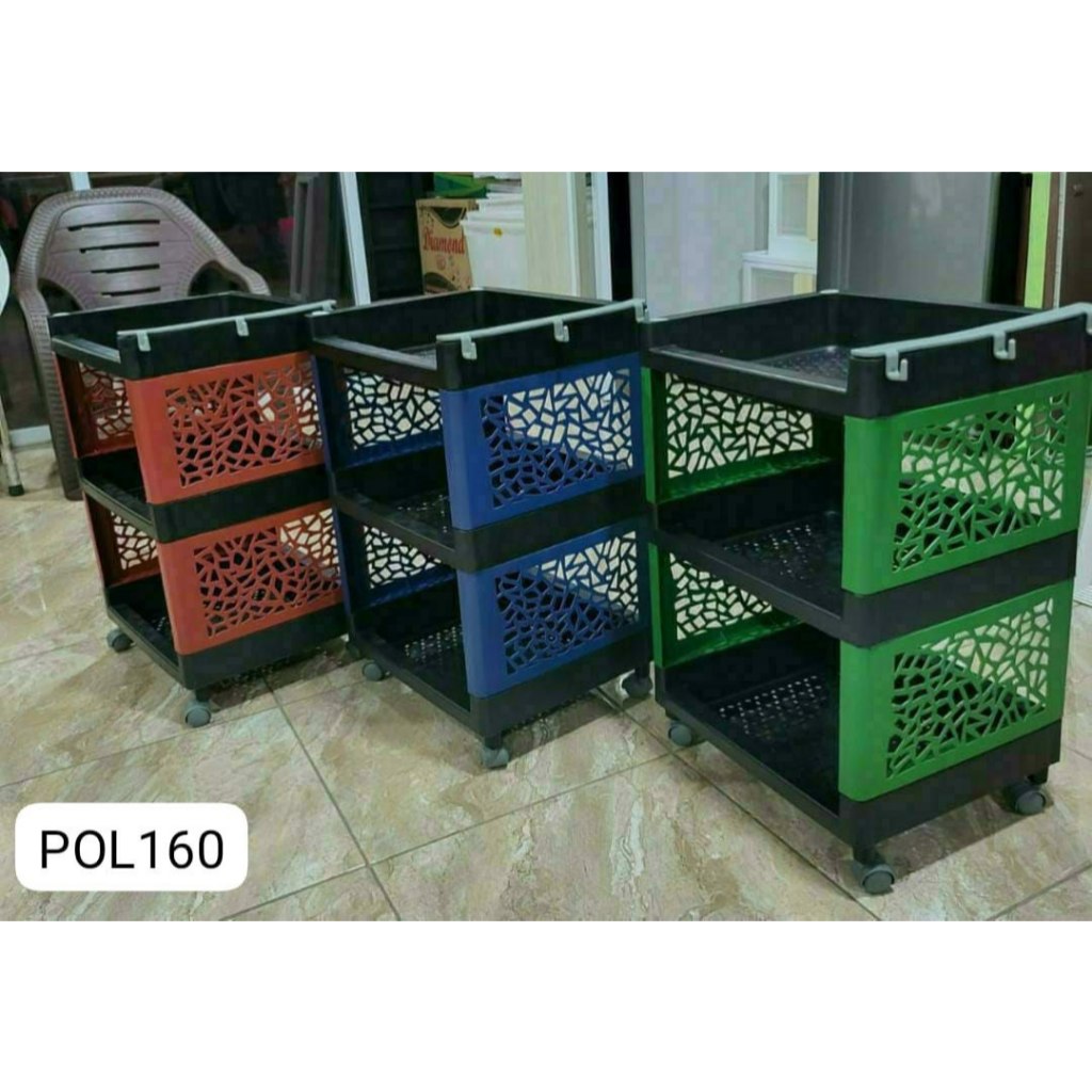 !!!Bkt!!! Tabitha 3-tier Multipurpose Plastic Stacking Rack/TABITHA ...