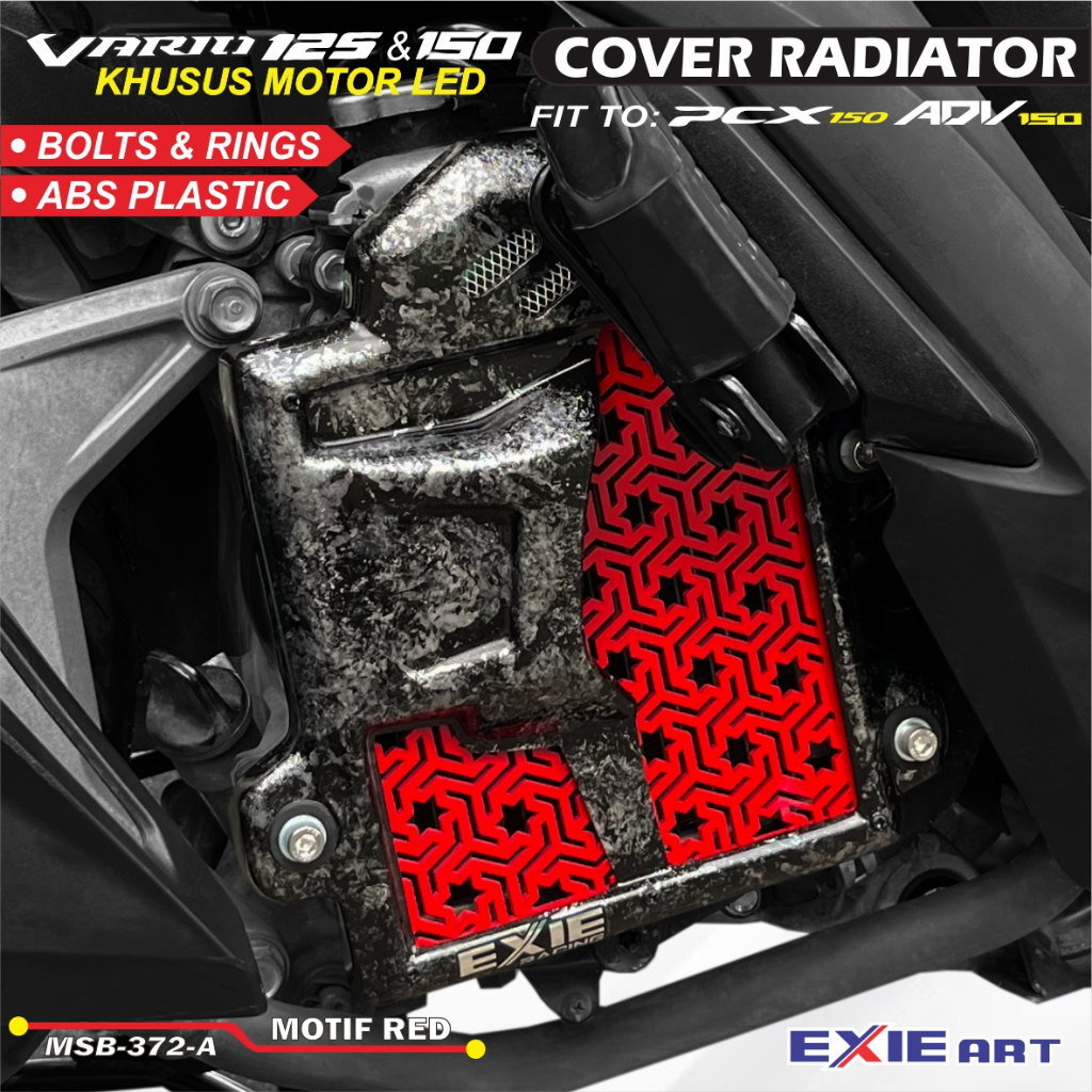 Honda Vario 125 & 150 Led Radiator Cover, ADV 150, PCX 150 - Exie Art ...