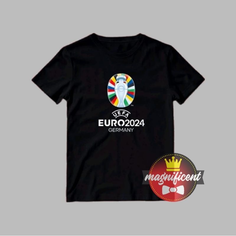 Euro 2024 LOGO FOOTBALL T-SHIRTS / EURO GERMANY 2024 T-SHIRTS | Shopee ...