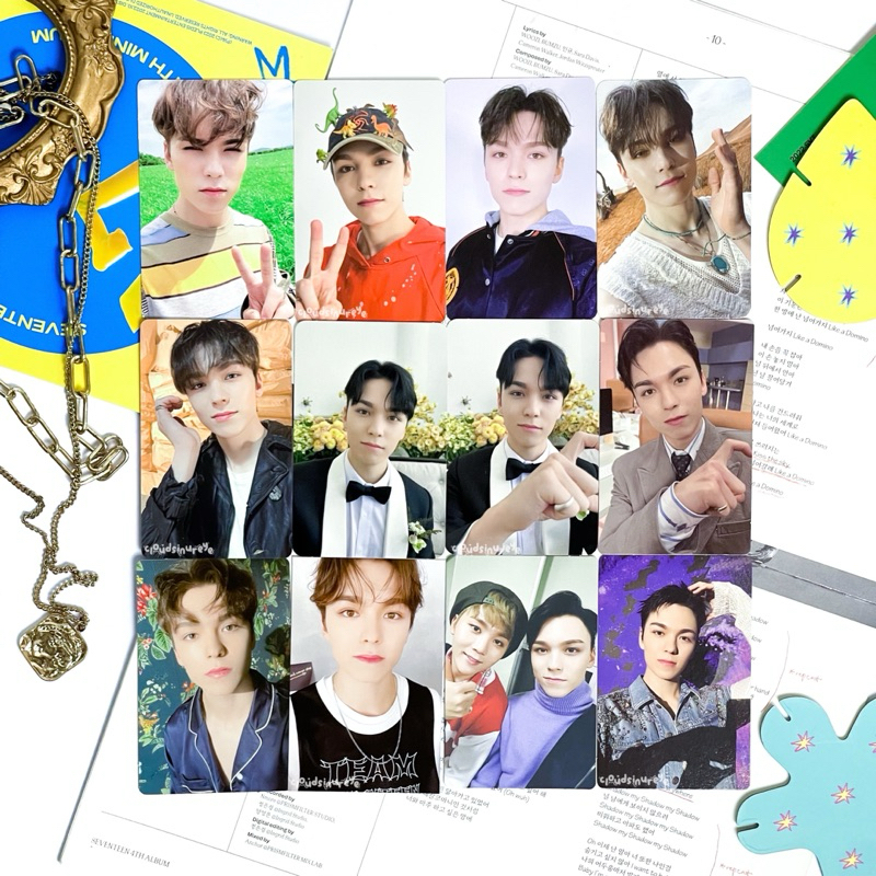 Photocard Official Vernon Seventeen Photocard Album FML Inclusions ...