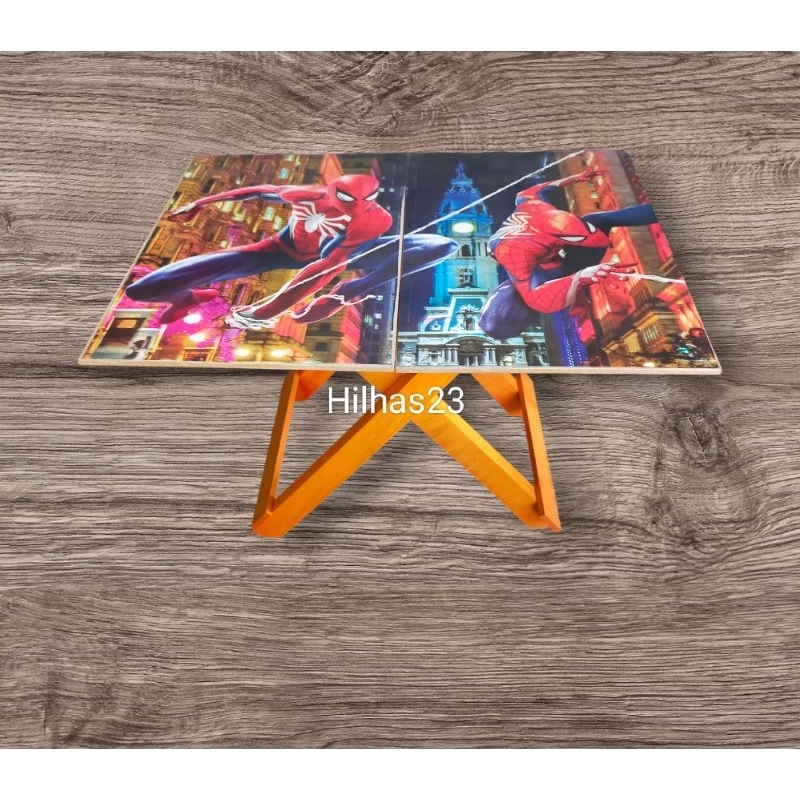 KAYU Wooden Study Table Folding Study Table Latest Cute Characters ...