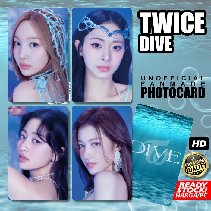 Photocard TWICE DIVE Card Kpop Photo Card Collection | Shopee Malaysia