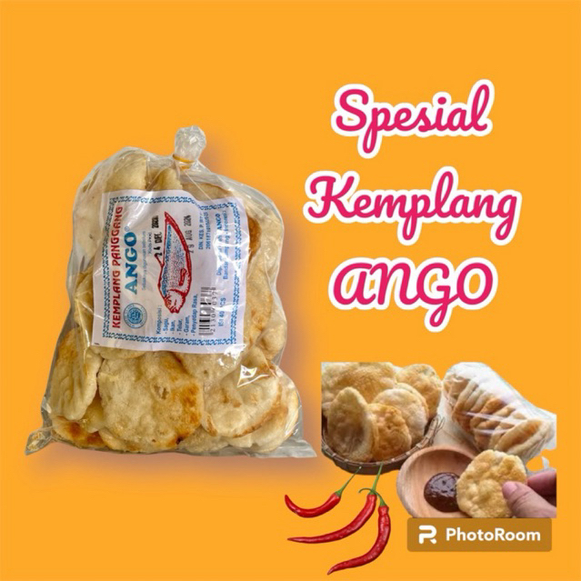 Baked kemplang crackers mackerel fish brand ANGO content 40 pieces/fish ...