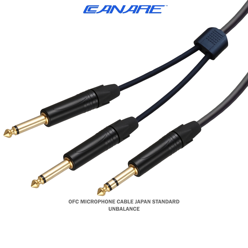 Canon Mier Jack Audio Cable 1 Akai Stereo to 2 Akai Mono Gold Plate ...