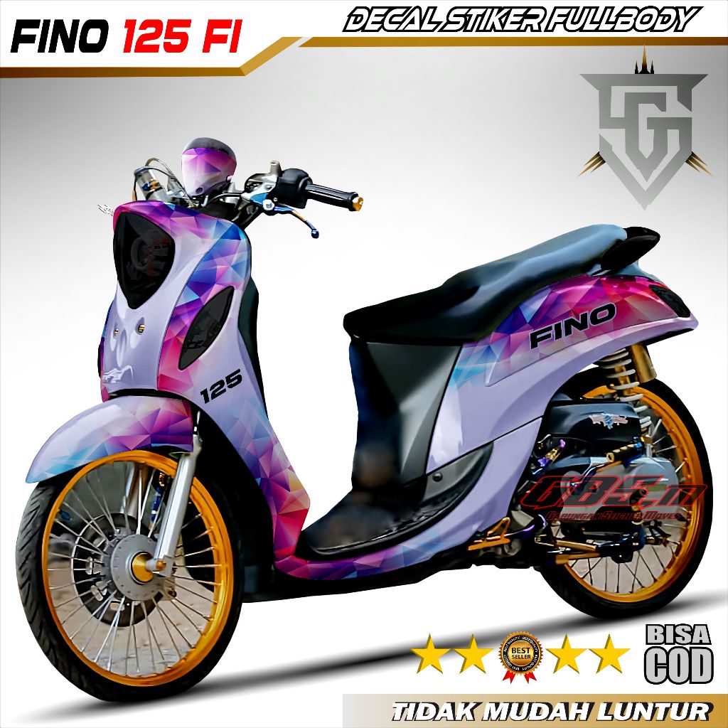 {Newest} Decal 125 Full Body Decal Sticker - Fino 125 FI Fullbody ...