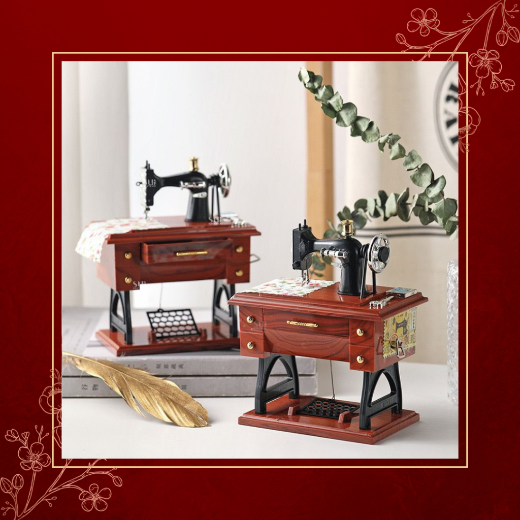MESIN Souvenir SUI | Musical Box/Music Box Sewing Machine Miniature ...