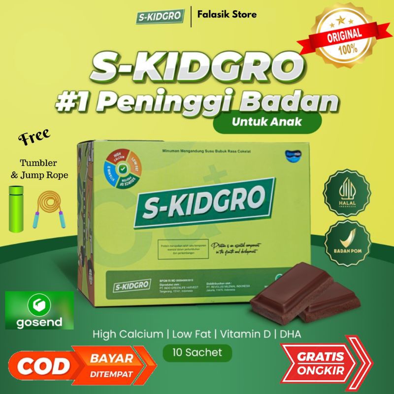 Skid GROW Best Height Increasing Milk for Children (1 Box contains 10 ...