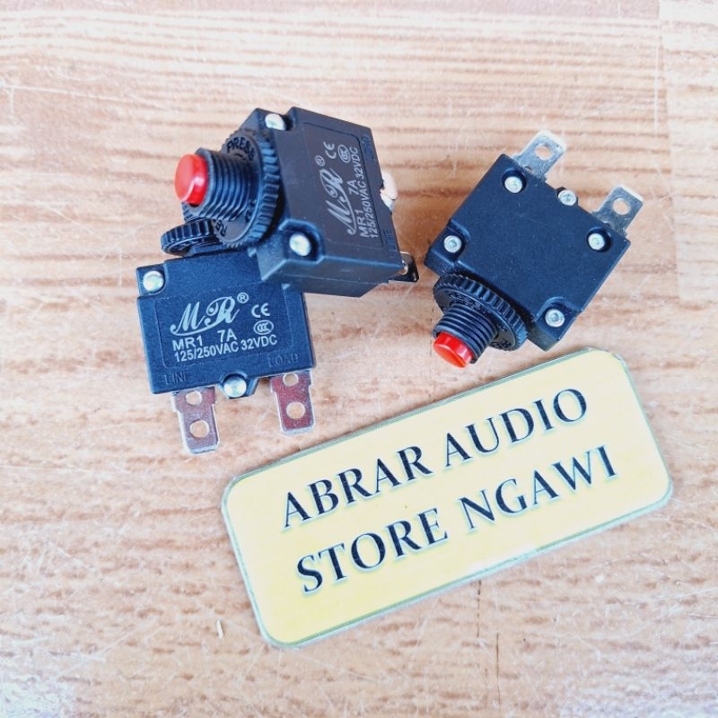 Switch Overload Circuit Breaker / Push Reset Switch MCB Protector ...