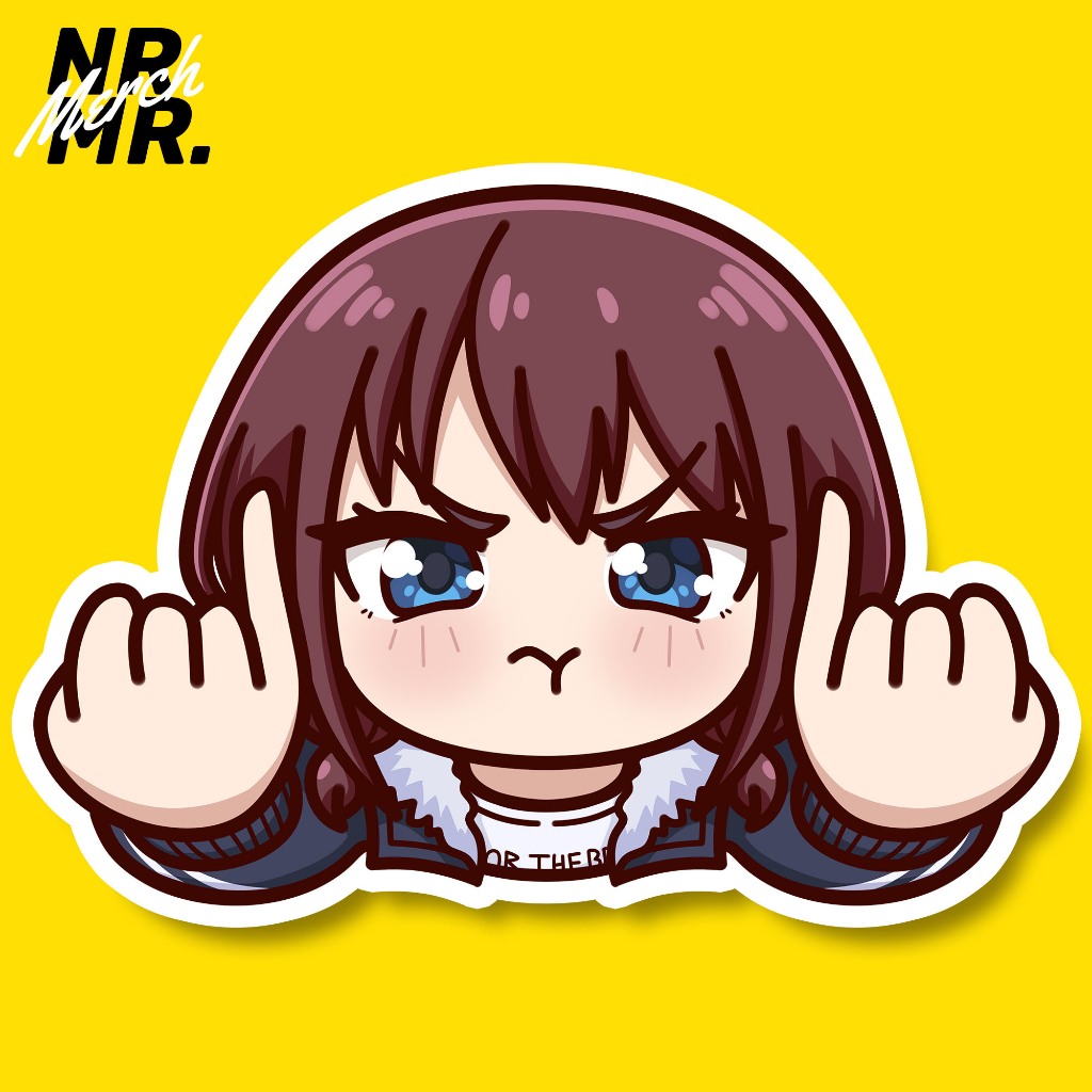 Nina Girls Band Cry Anime Togenashi Togeari Chibi Stickers | Shopee ...