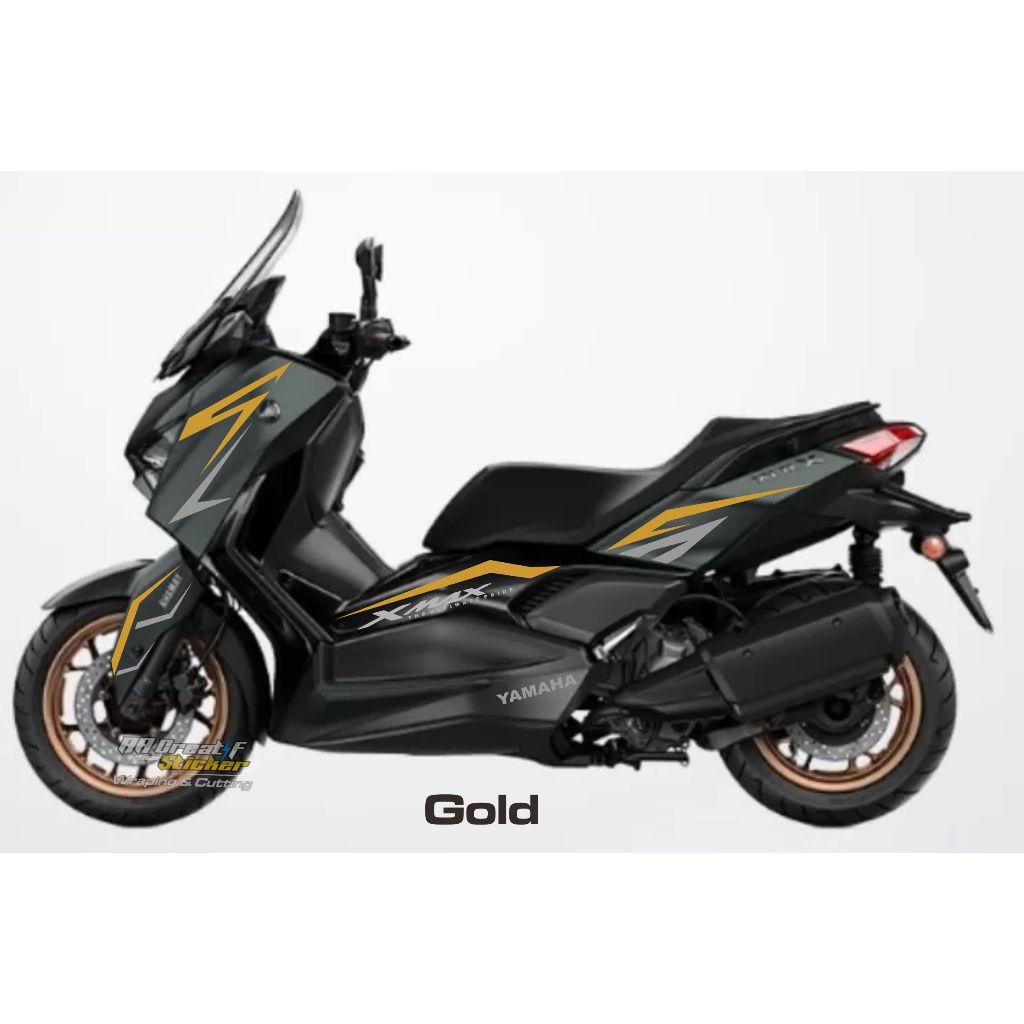 CUTTING STICKER CUTING STICKER polet trim YAMAHA XMAX 2024 MINIMALIST ...
