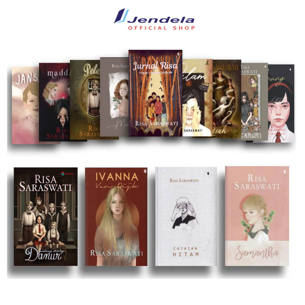 Risa Saraswati Novel Collection - Risa Detective Ghost Detective Journal Marianne Janshen - Risa ...