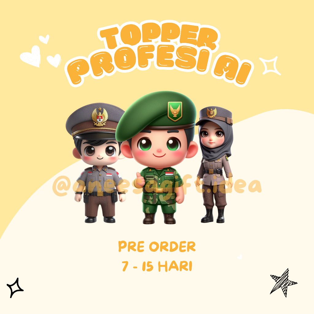 (Mandatory Jnt) TOPPER Professional TNI/Police -TOPPER Bouquet -TOPPER ...