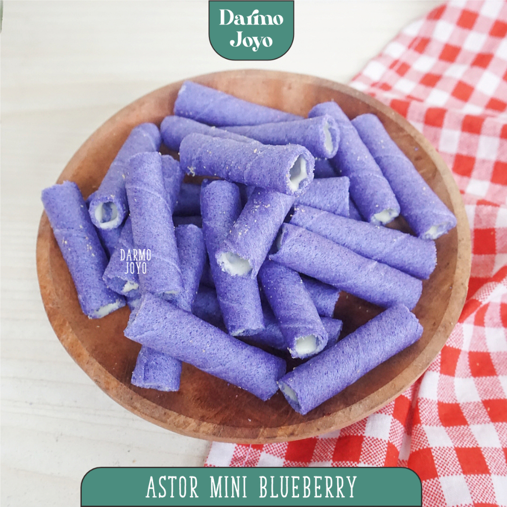 Astor Mini Blueberry 500gr/Wafer Stick Flavor Bluberi Bluebery ...