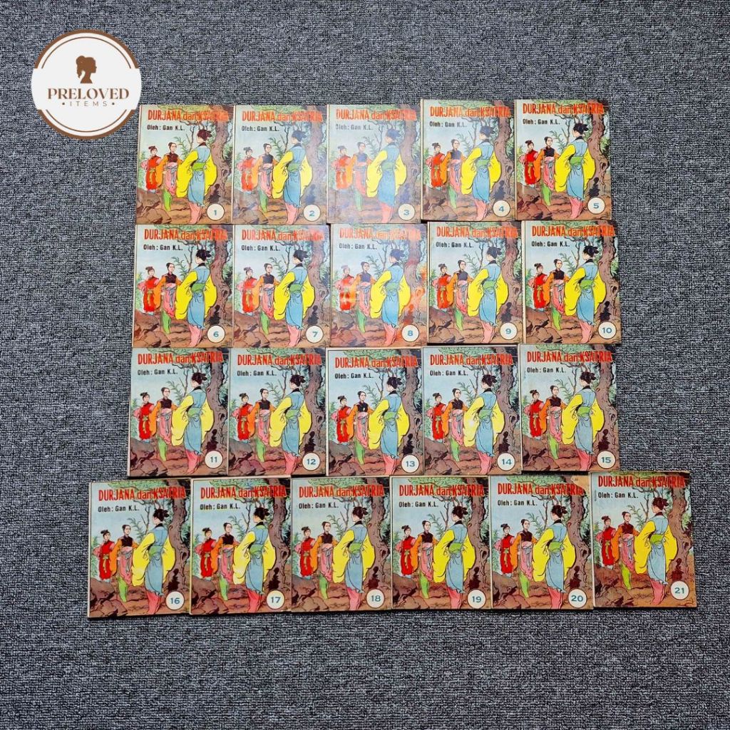 Cersil Book Of Durjana Silat Stories And Knights Volume 1-21 Original ...