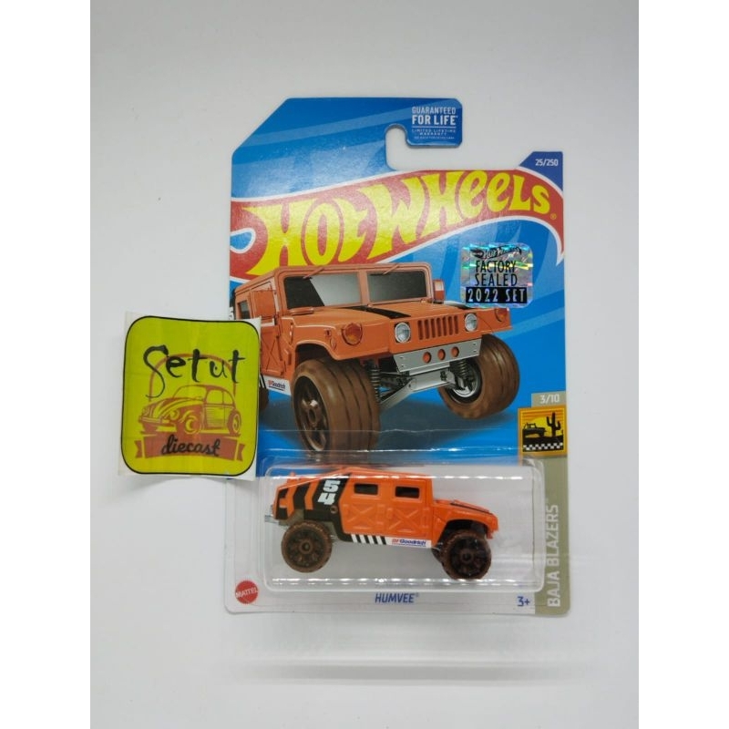 HOT WHEELS HOTWHEELS HUMVEE FACTORY SEALED FS ORANGE | Shopee Malaysia