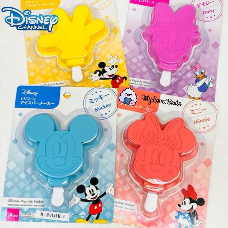 Silicone Popsicle Maker Ice Mold Disney Mickey Minnie Mouse Ice Cubes ...