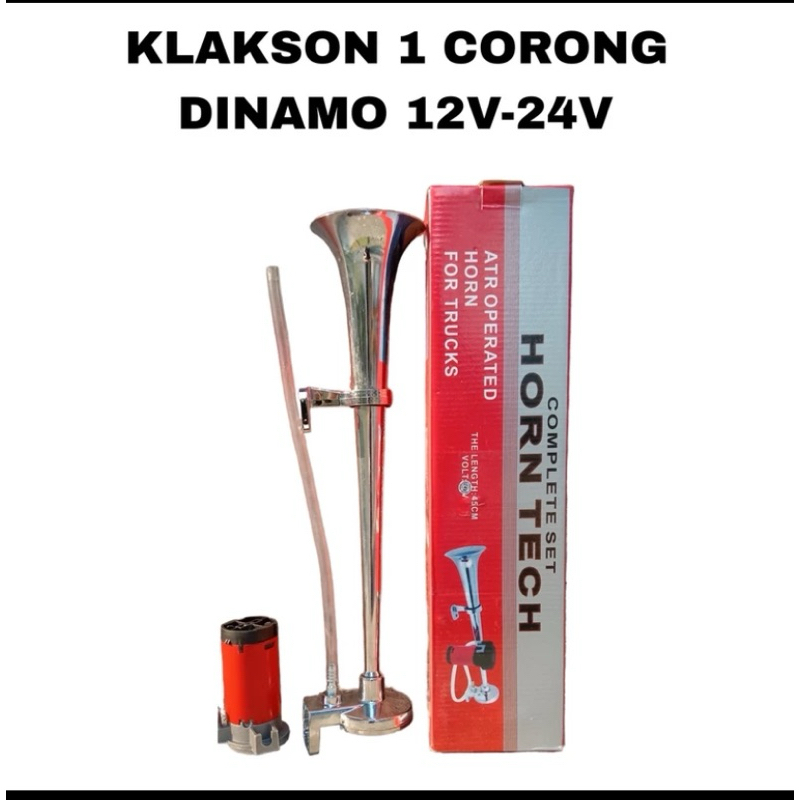 1 Funnel Air Horn for 12 Volt Cars & 24 Volt Trucks Complete Premium ...