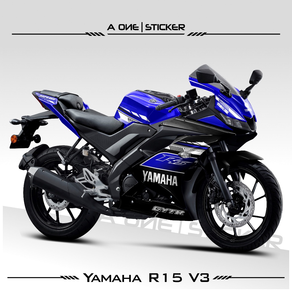 STRIPING YAMAHA R15 V3 SEMIFULL MOTIF 16 / YAMAHA R15 / V3 / R15 ...