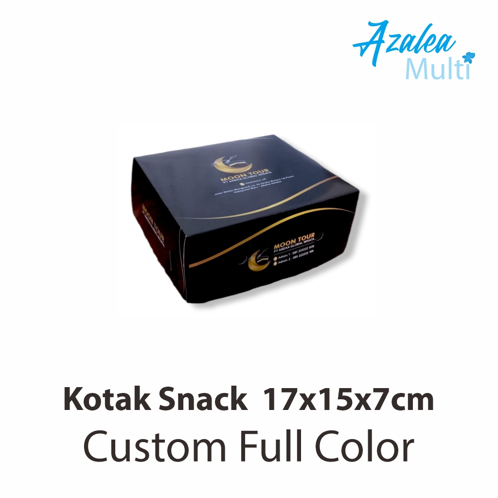 Custom Full Color Snack Box 17x15x7cm - Ivory / Cake Box / Cake Box ...