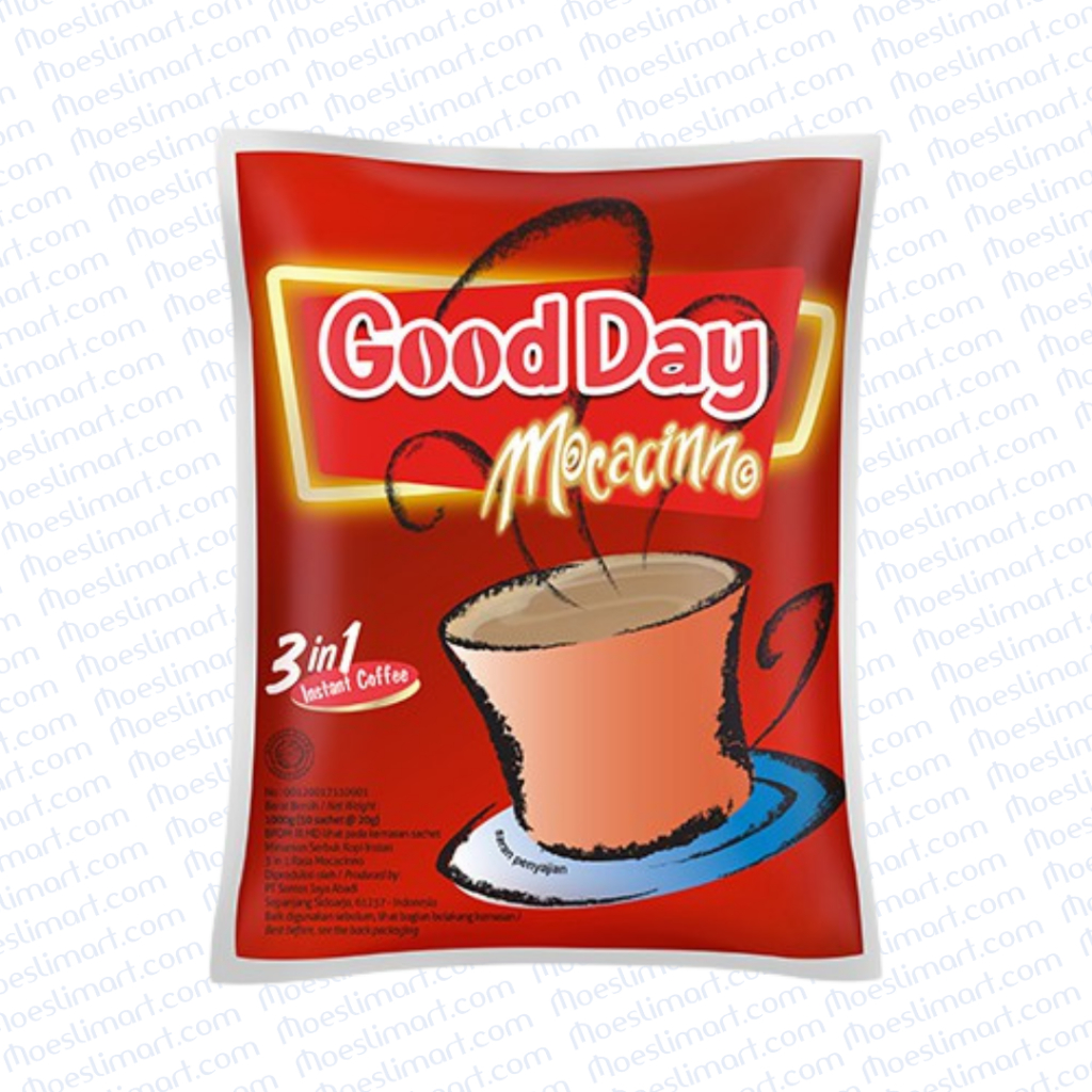 Good Day Instant Coffee 3 in 1 Mocacinno 50x20 g | Shopee Malaysia