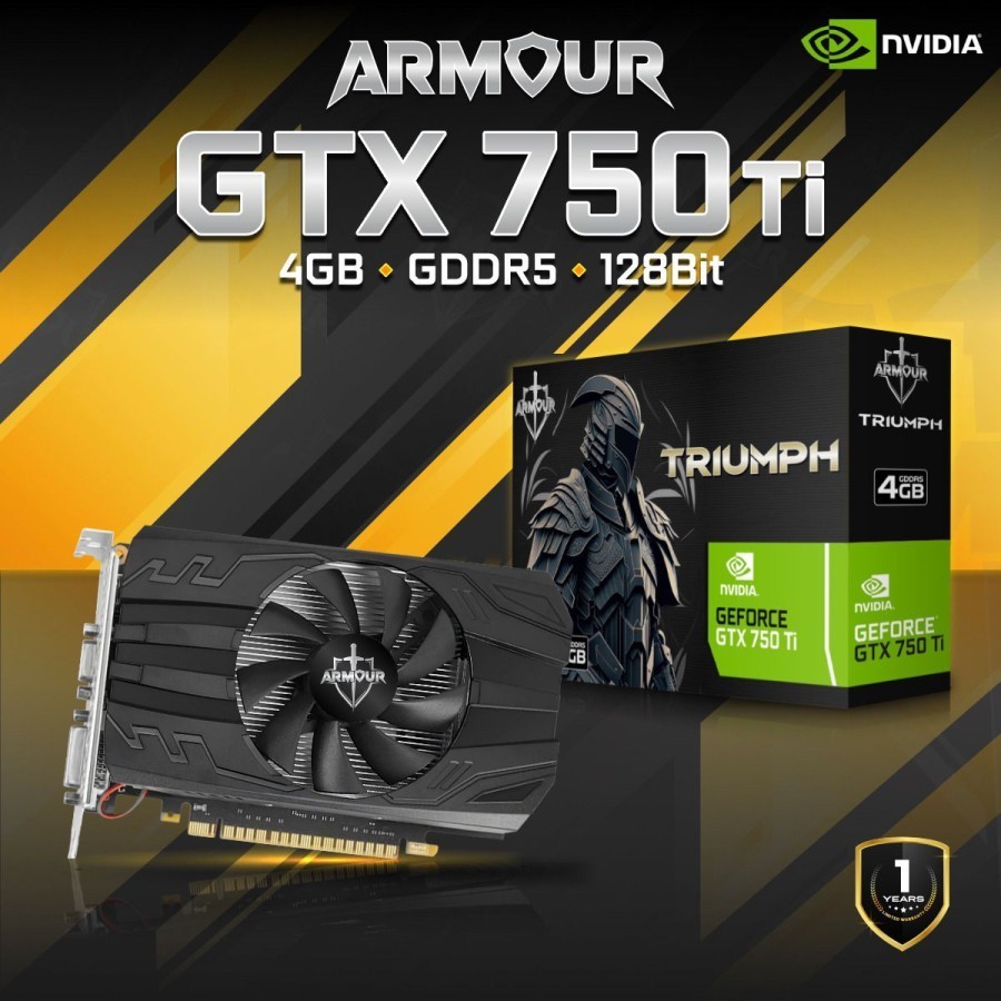Vga Armor GTX 750Ti 4GB/GTX 750Ti 4GB DDR5 | Shopee Malaysia