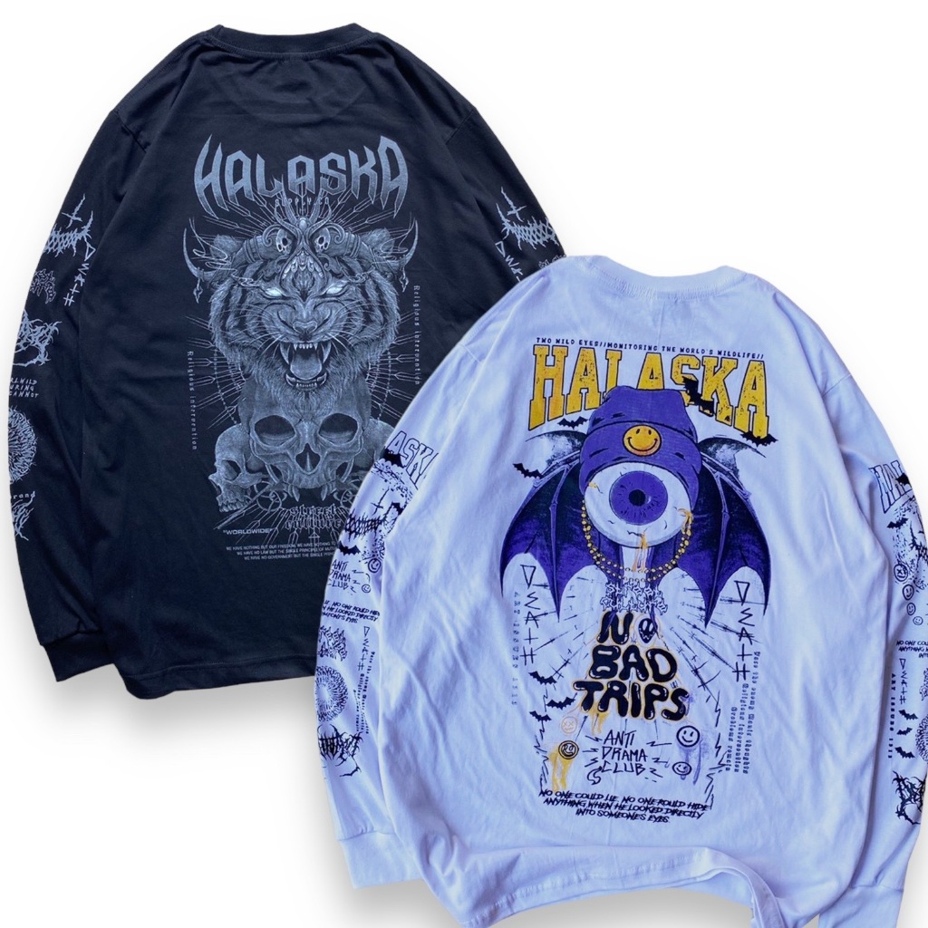 Long sleeve T-Shirt Screen Printing Long sleeve | Shopee Malaysia