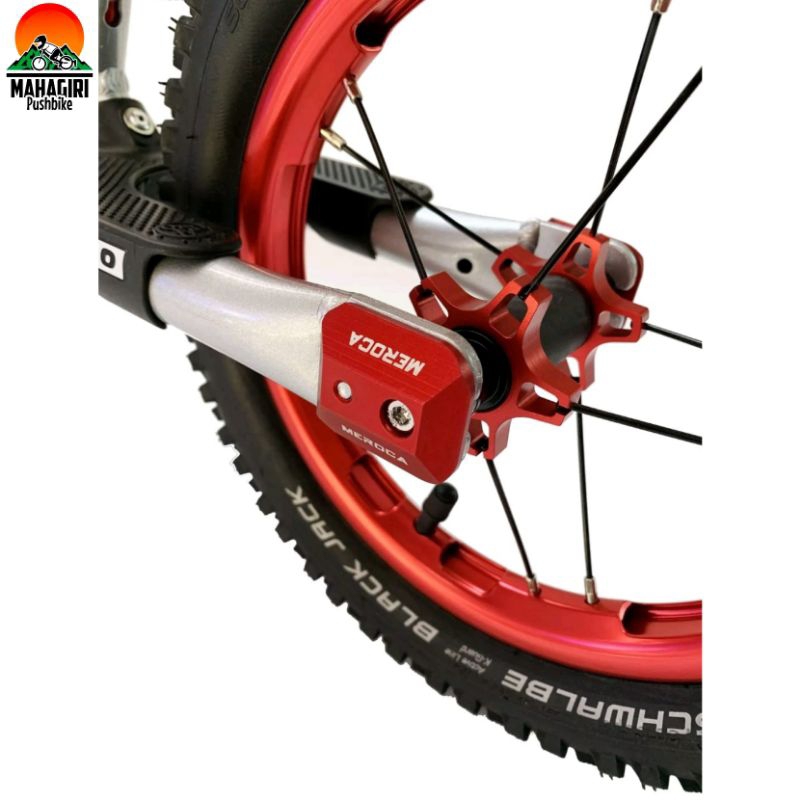 Screw lock Meroca ladder nut for hub Bolt Axle Child Bicycle pushbike ...