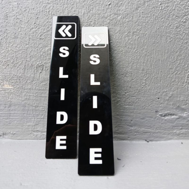 Right and left sliding door Sign | Slide door Sign | Shopee Malaysia