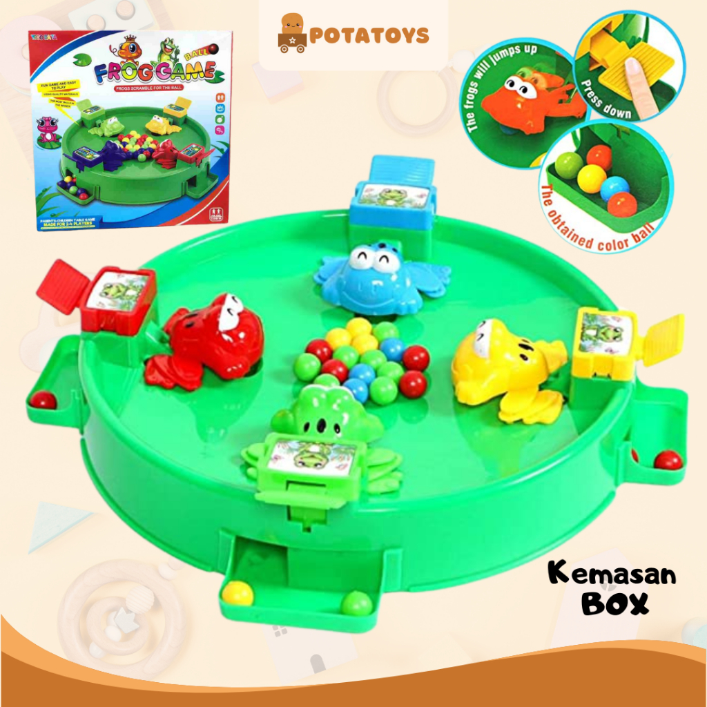Kids Toys Frogs Game Scramble Ball/Hungry Frogs/Frog Toys Eating Round ...