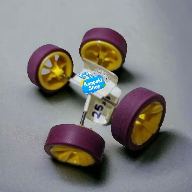 The tire is the tamiya stb pro 5 spoke maroon Lathe balance all ...