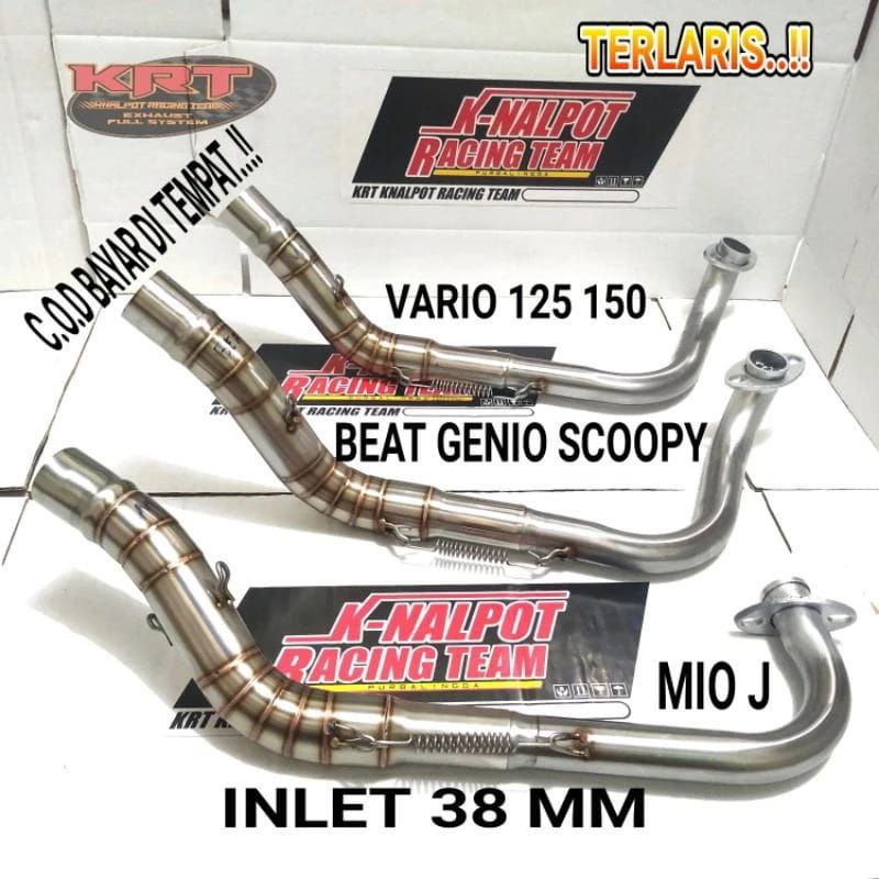 Inlet 38 racing exhaust neck pipe for Mio beat aero nmax Lexi PCX vario ...