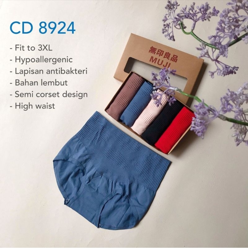 Muji Antibacterial Panties - 8924 | Shopee Malaysia