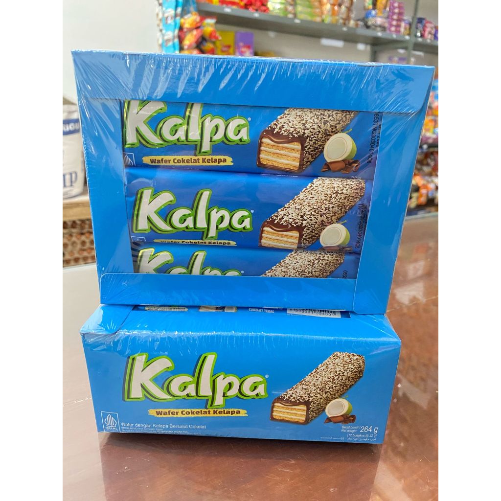 Kalpa Wafer Coconut Chocolate 1 Box Contains 12 Pcs Shopee Malaysia