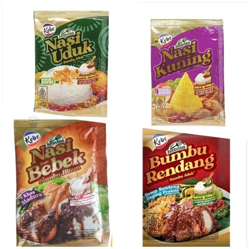 Kobe Uduk Rice Seasoning/Yellow/Rendang Seasoning/Madura Duck per Kilo ...