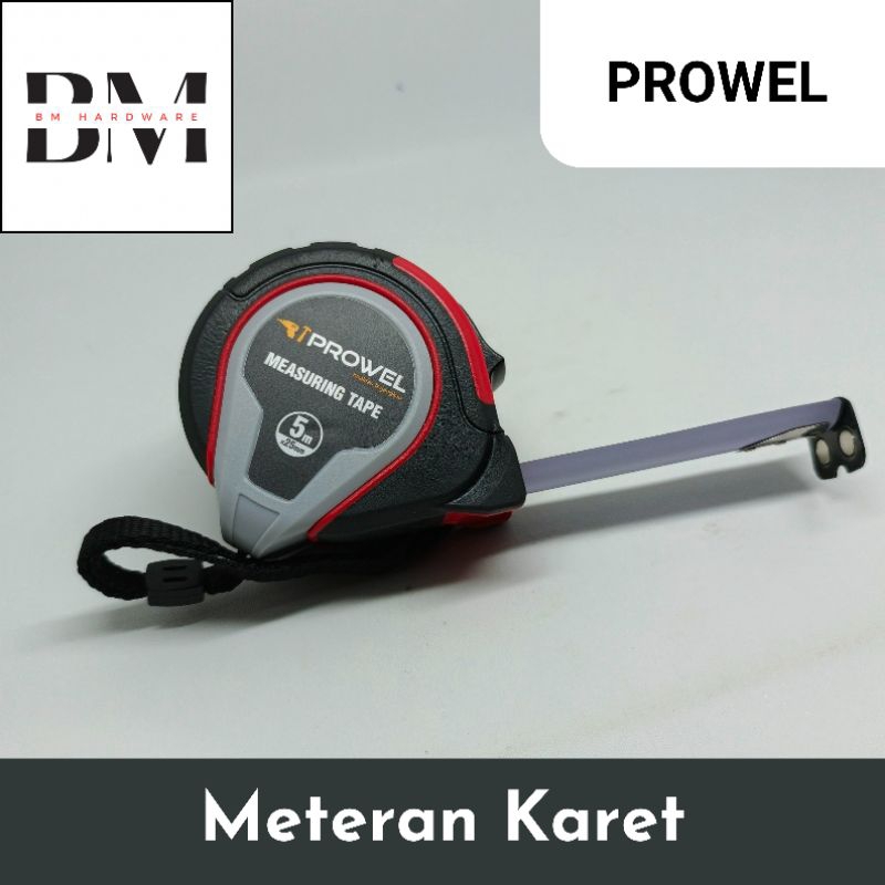Prowel Rubber Meter 5M x 25mm (ABS) | Shopee Malaysia