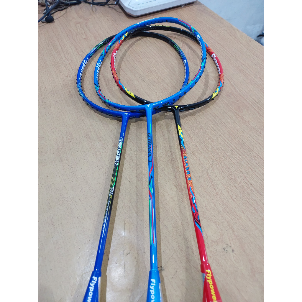 Original Eagle/Cendrawasih/Gerhana Flypower Badminton Racket | Shopee ...