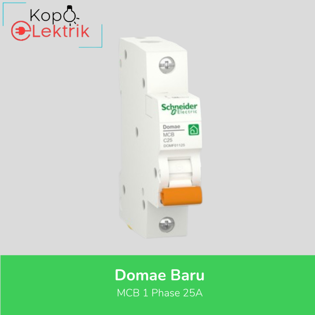 Mcb Schneider Domae 1P 25A Merlin Cigar | Shopee Malaysia