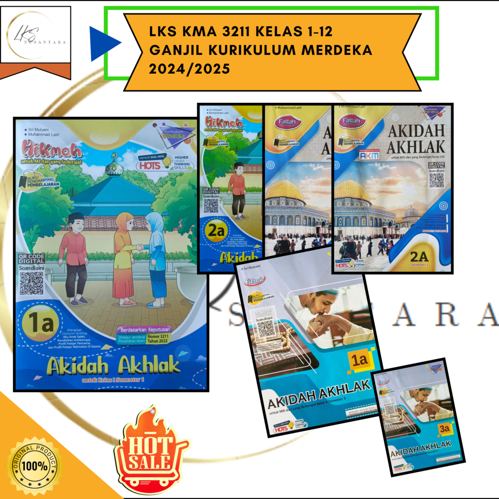 Lks AKIDAH Book Morals Class 1 2 3 4 5 6 7 8 9 10 11 12 Son NUGRAHA MI ...