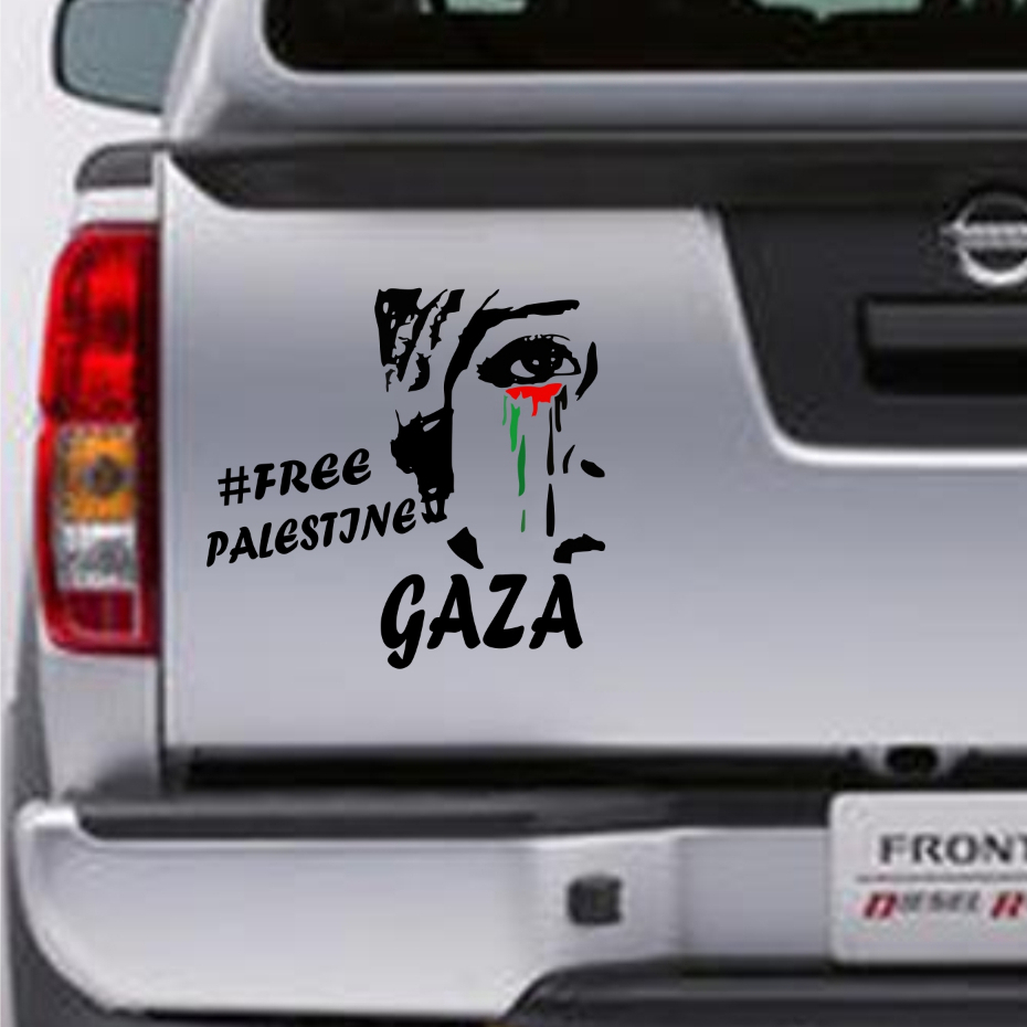Blighoo - Cutting Sticker Free Palestine Gaza Boy Crying Cool Palestine ...
