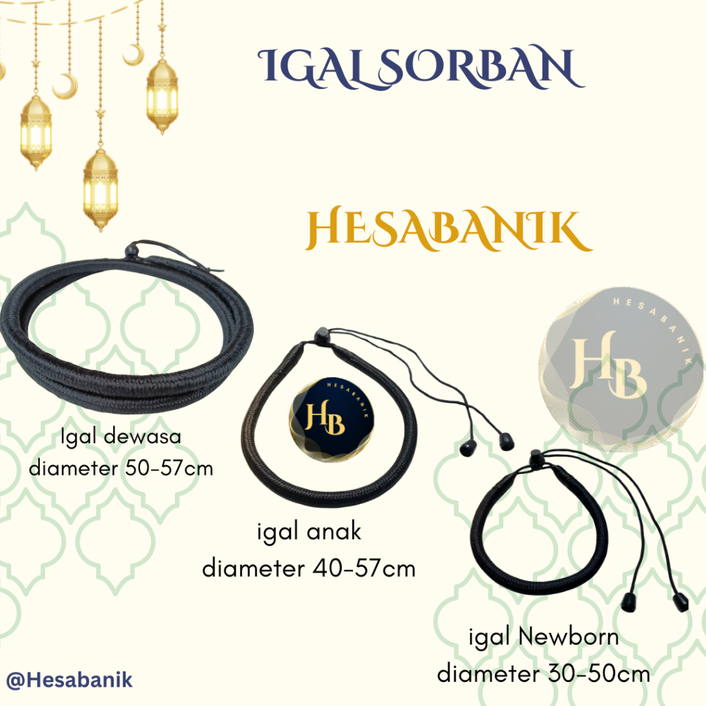 Igal ARABIC TORBAN / TURBAN STRAP / CHILDREN'S IGAL / ADULT IGAL ...