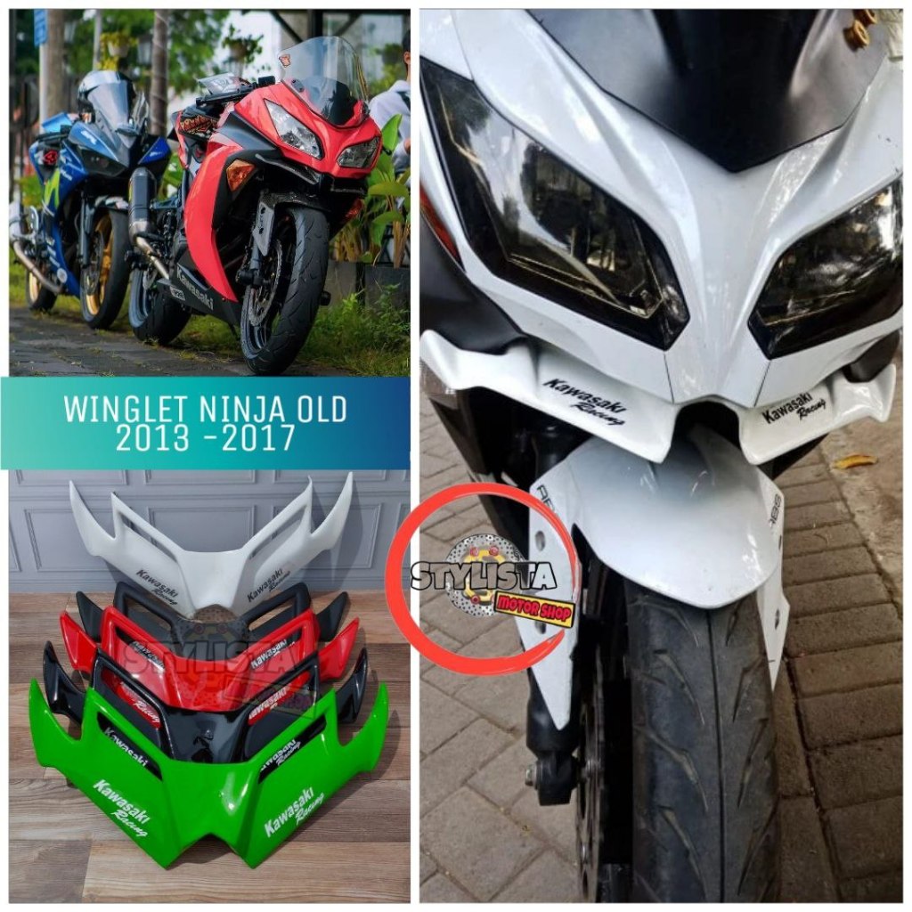 WINGLET NINJA 250 FI OLD WINGLET NINJA 250 KARBU WINGLET NINJA FI 2013 ...