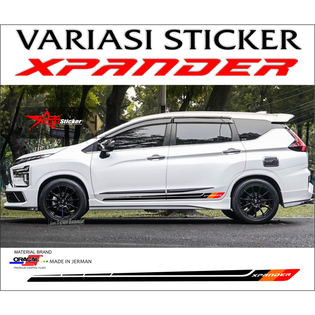 Mitsubishi xpander sticker xpander variation xpander accessories ...