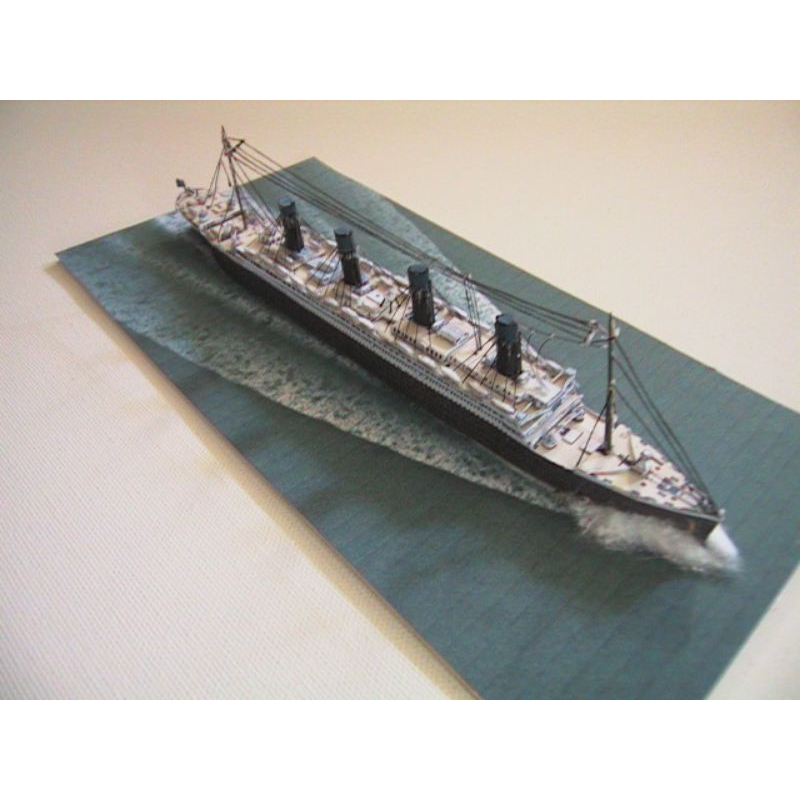 Titanic ship papercraft pattern sheet 1:1200 scale (CN-D) | Shopee Malaysia