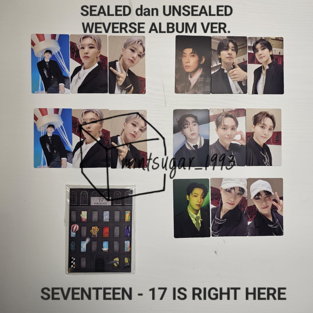 Seventeen BEST ALBUM '17 IS RIGHT HERE': EVERY SEVENTEEN IS RIGHT HERE (WEVERSE ALBUM VER ...
