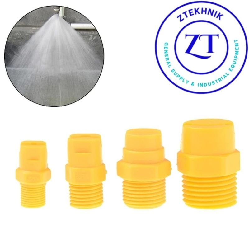 Plastic Vee Jet Flat Fan Spray Nozzle 1/8, 1/4, 3/8, "1/2," Industrial ...