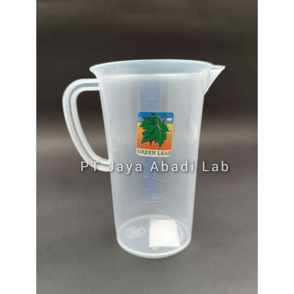 Green leaf plastic beaker glass measuring cup 250 ml 250cc | Shopee ...