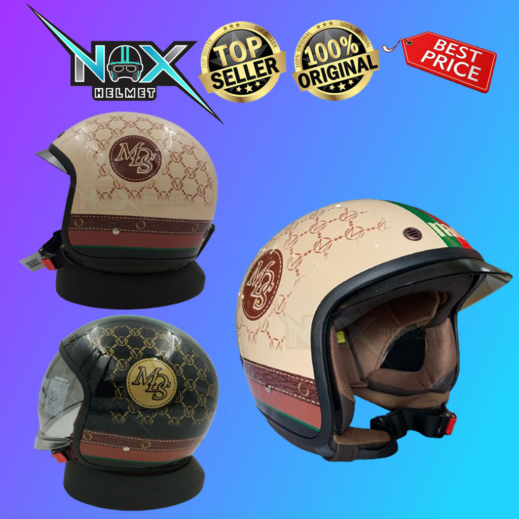Mds Magnum Helmet Motif 1 Retro Bogo Classic (2kg postage) | Shopee ...